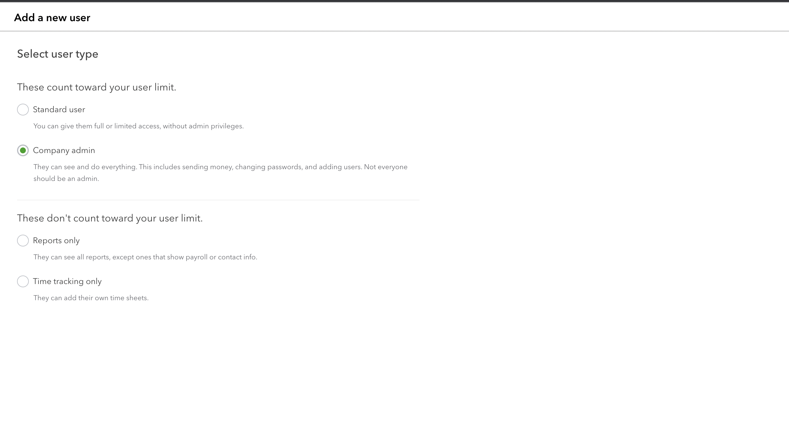 QuickBooks Online Administrator Access